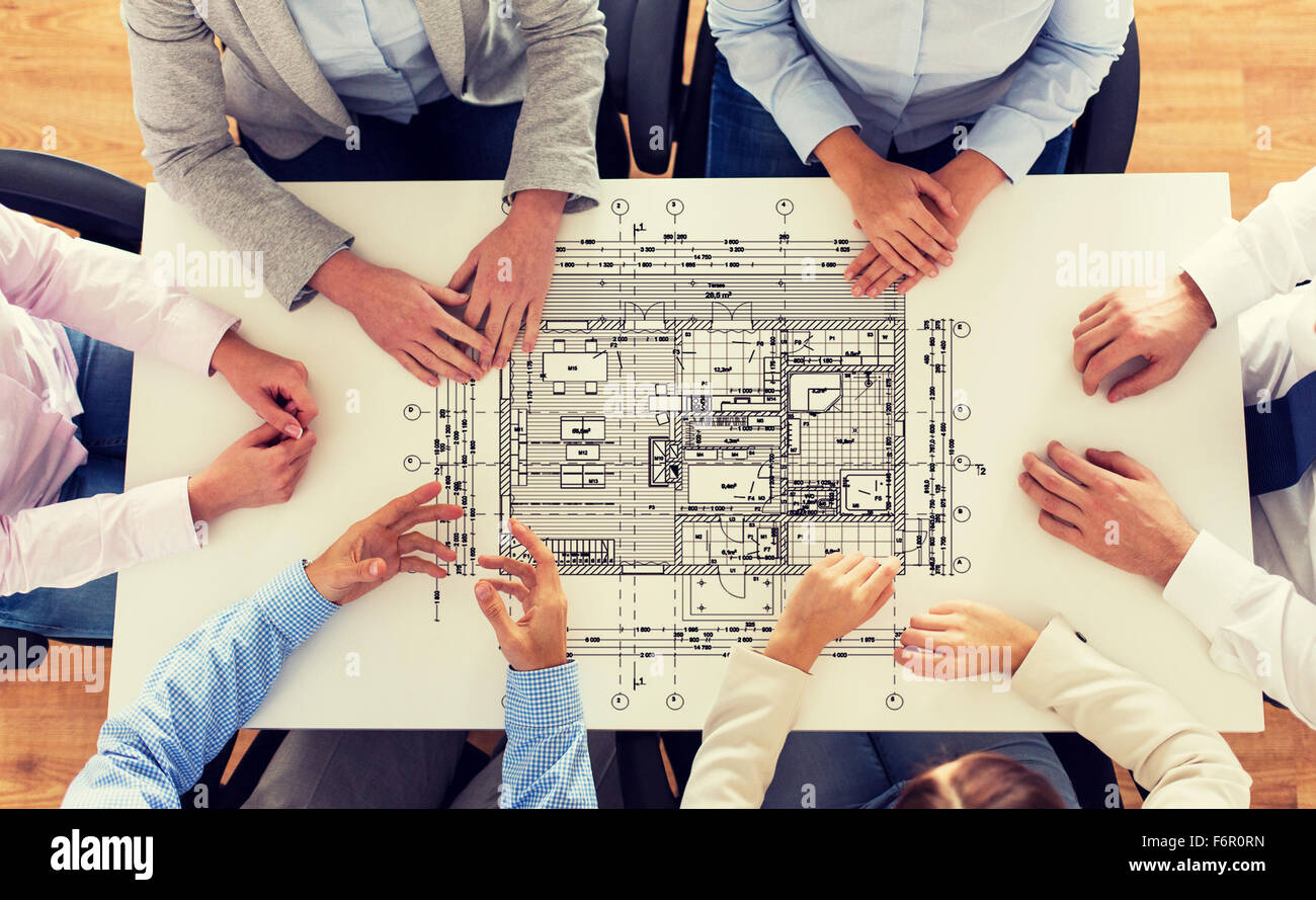 Blueprint table hi-res stock photography and images - Alamy