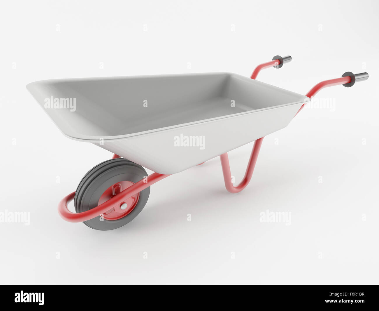 3d render of a wheelbarrow Stock Photo - Alamy