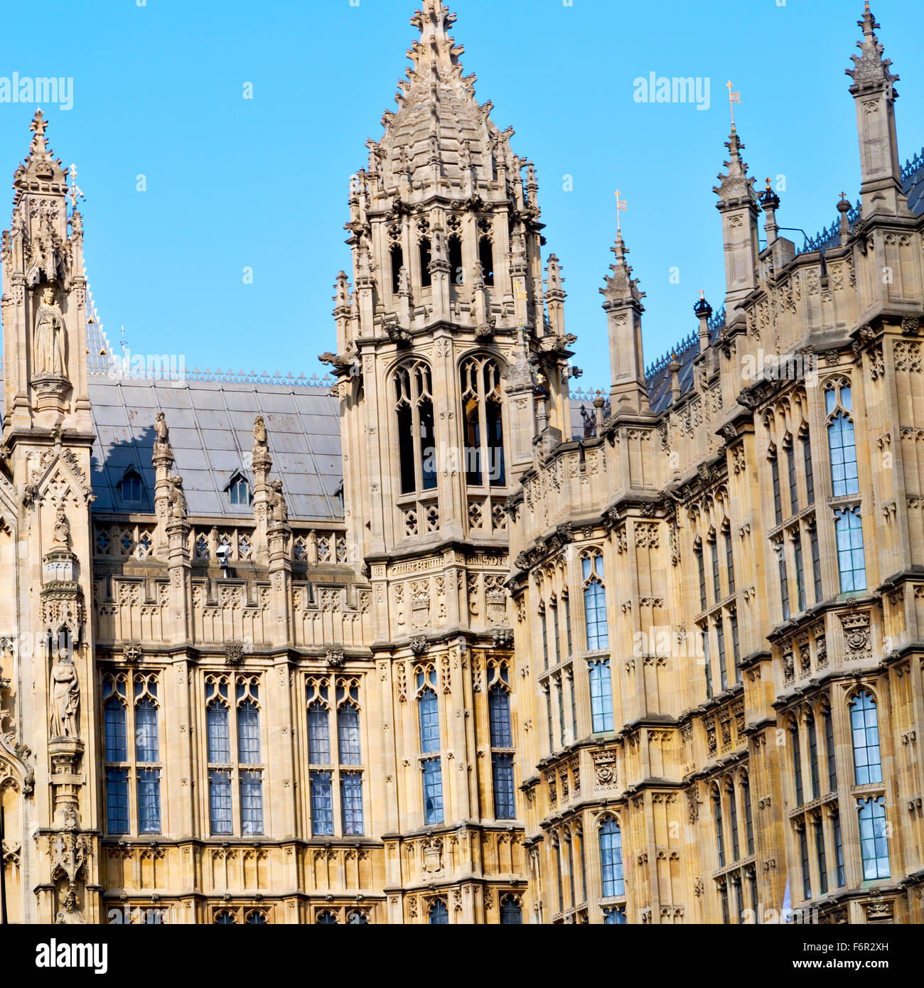 in london old historical parliament glass window structure and sky ...