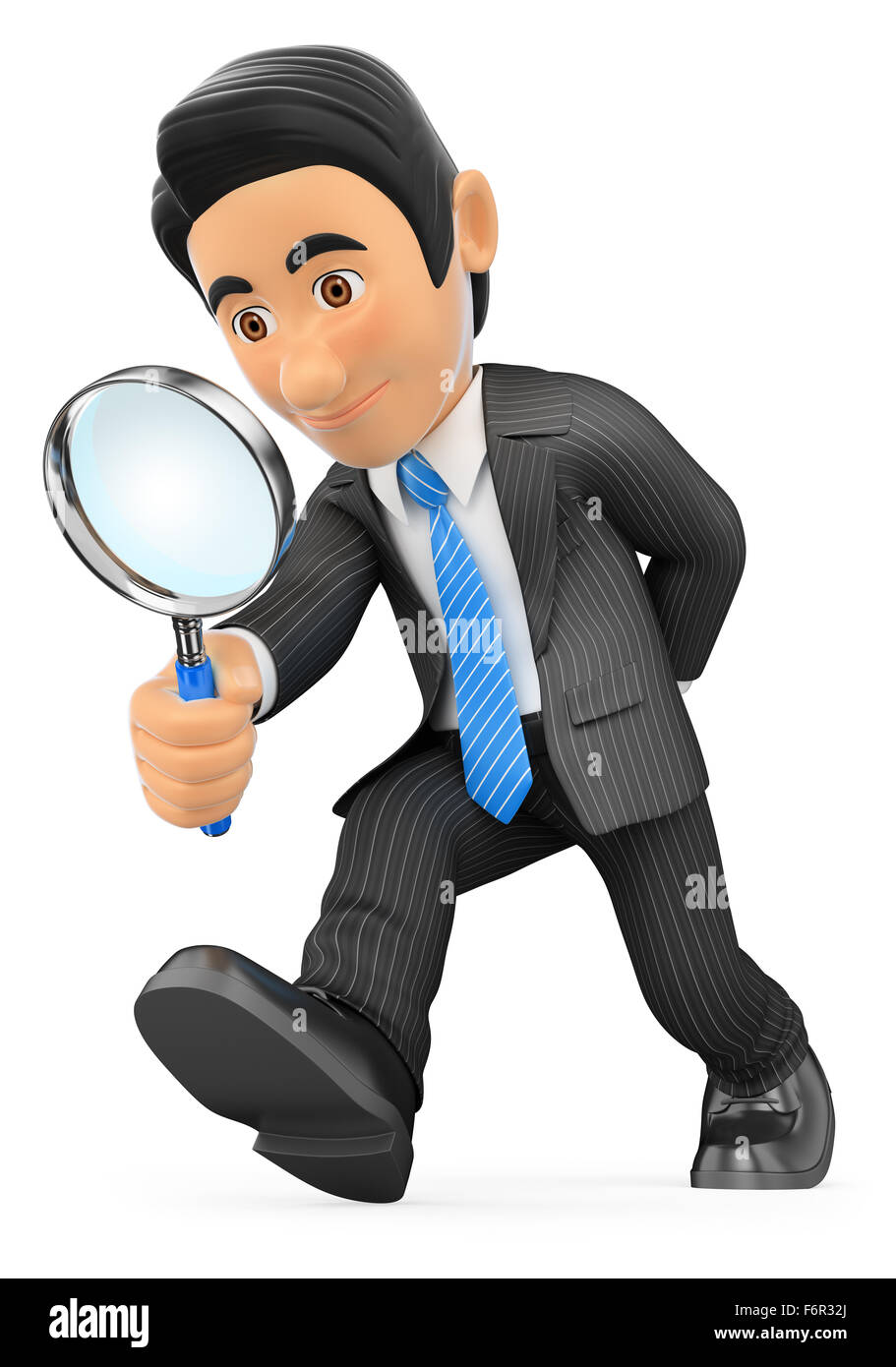 3d human magnifying glass hi-res stock photography and images - Alamy