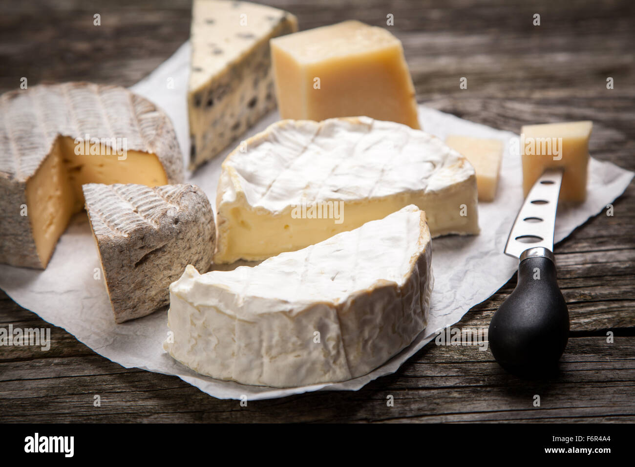 Soft french cheese Stock Photo - Alamy