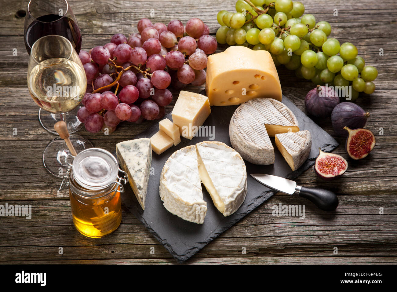 French soft cheese Stock Photo - Alamy