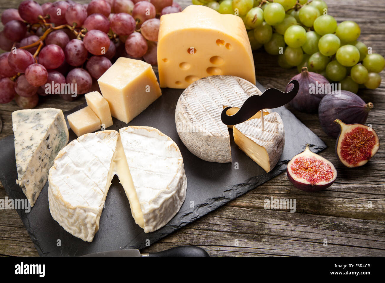 French soft cheese Stock Photo - Alamy