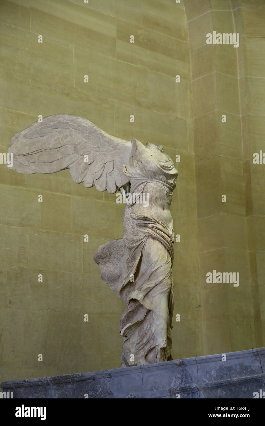Hellenistic style. Winged Victory of Samothrace. 2nd century BC. Marble ...
