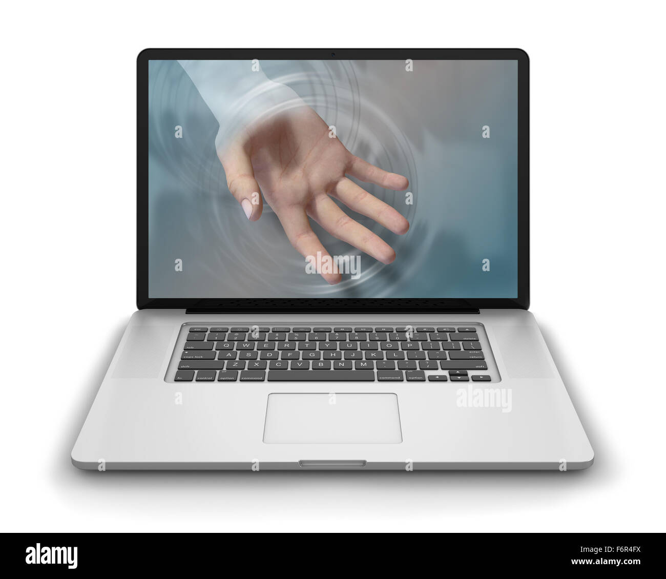 3d render laptop Cut Out Stock Images & Pictures - Alamy