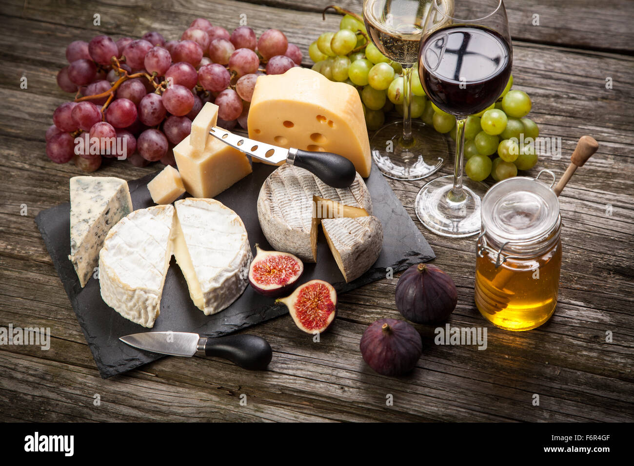 French soft cheese Stock Photo - Alamy