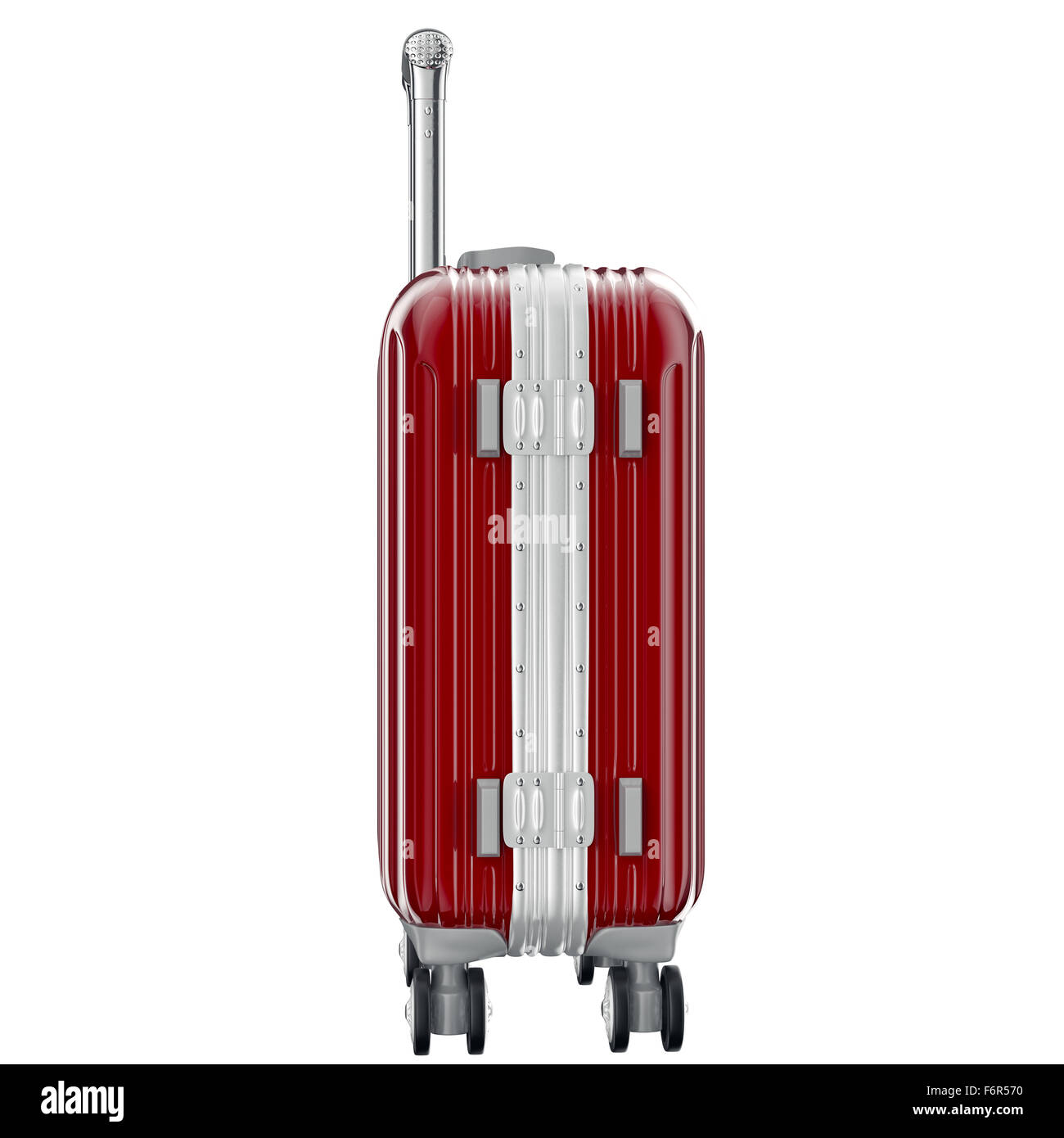 Suitcase for travel, side view Stock Photo - Alamy
