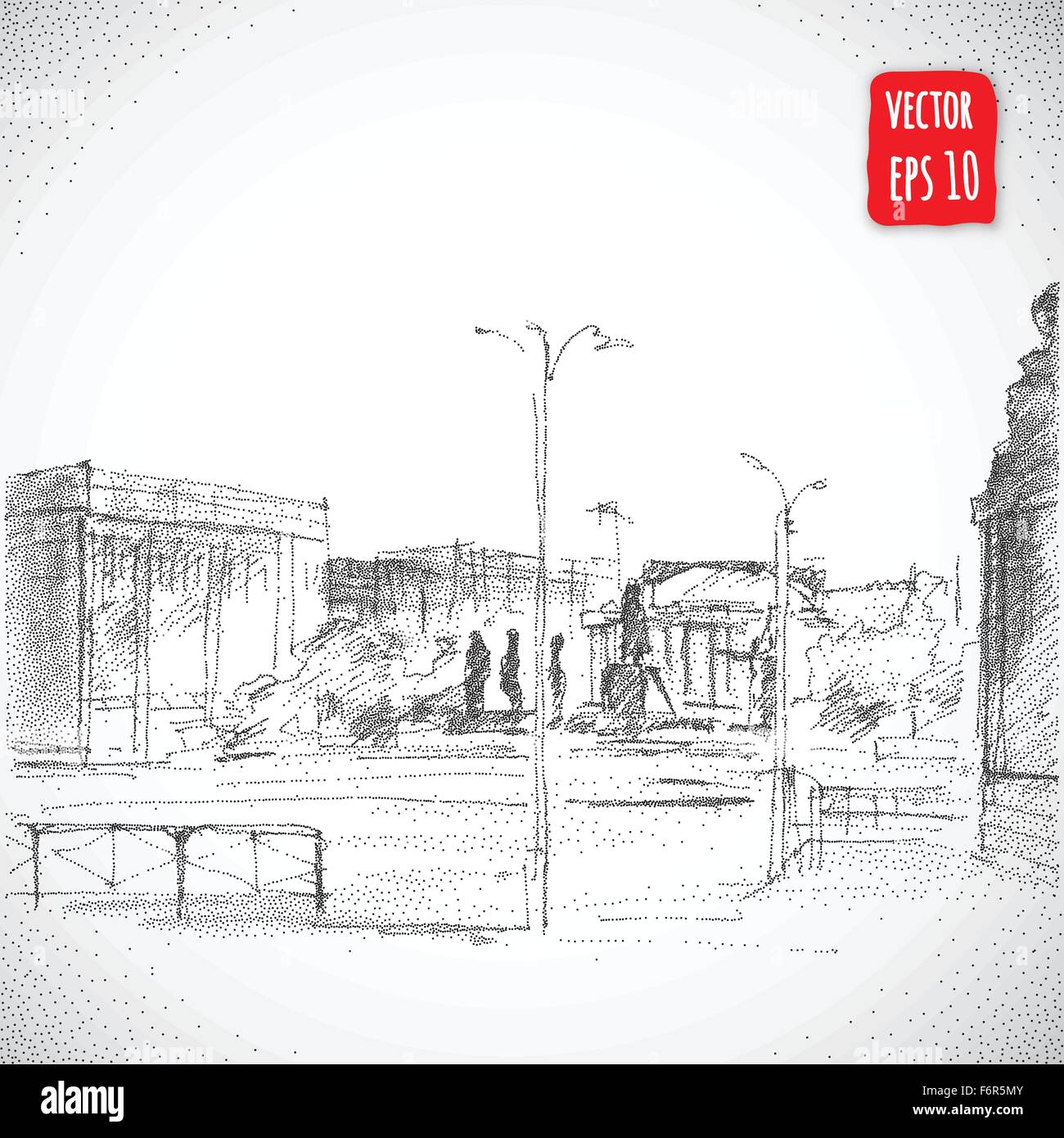 Hand drawn City Street Stock Vector Image & Art - Alamy