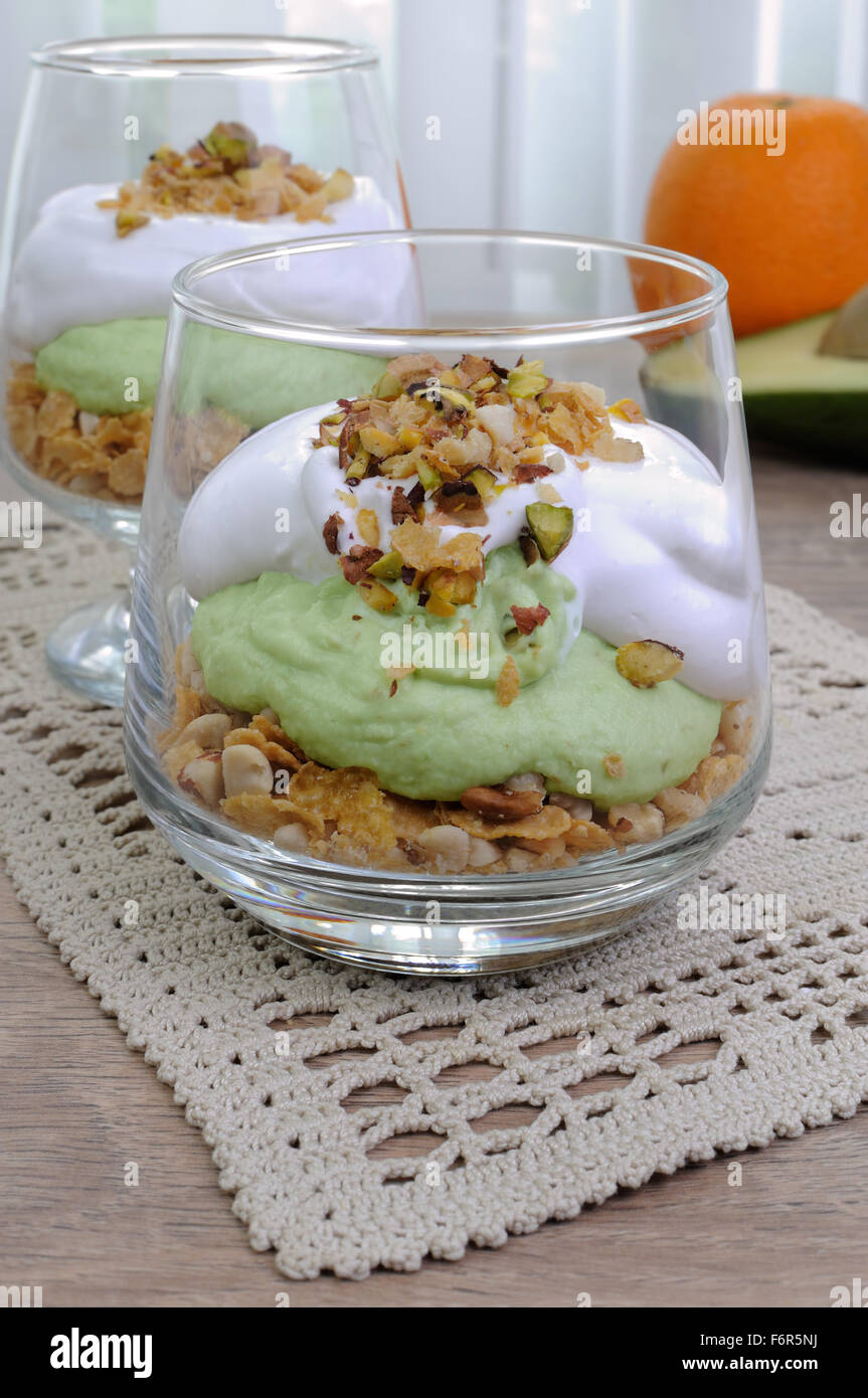 Cream parfait hi-res stock photography and images - Alamy