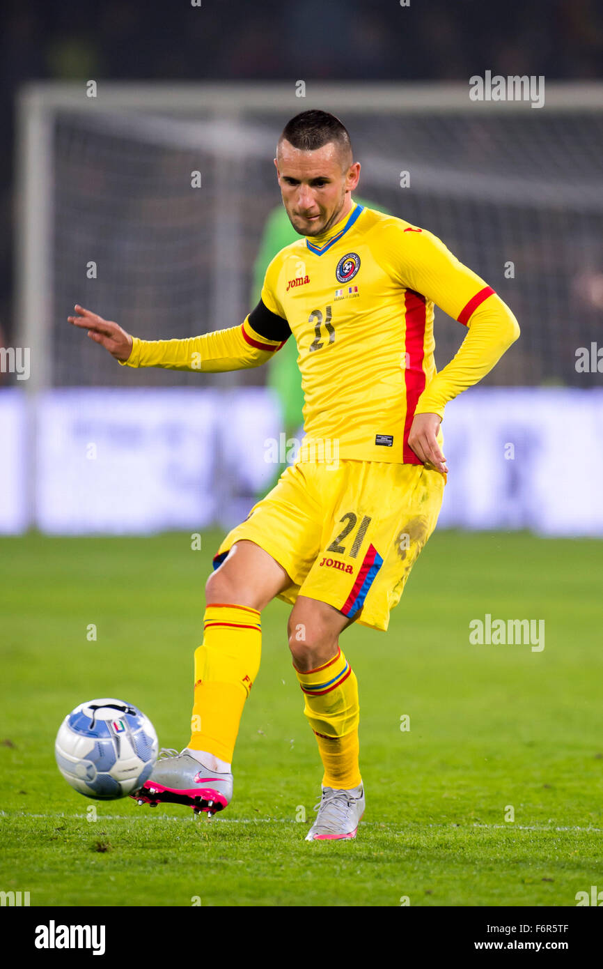 Bologna, Italy. 17th Nov, 2015. Dragos Grigore (ROU) Football/Soccer ...