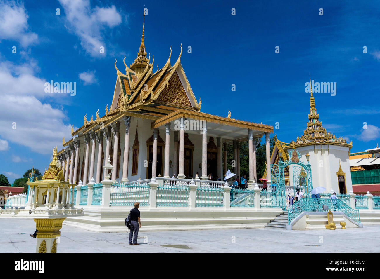 Phnom Penh, Cambodia: Silver Pagoda in the Royal Palace complex Stock ...