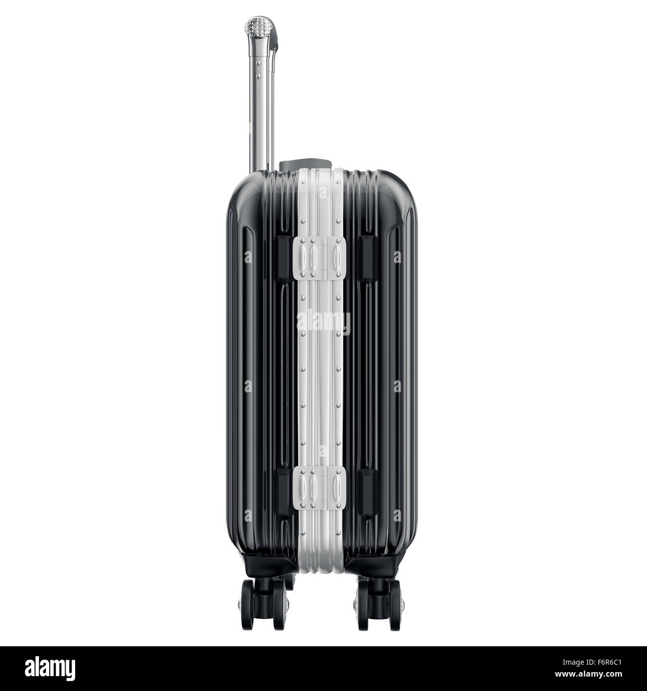 Suitcase for travel, side view Stock Photo - Alamy