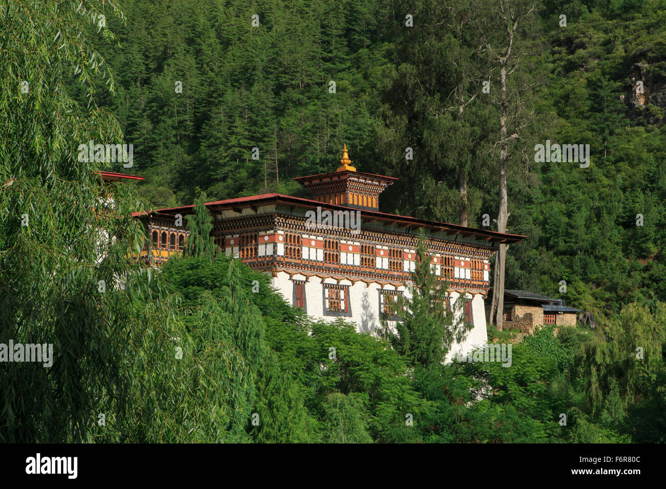 Bhutanese architecture, Paro, Bhutan Stock Photo - Alamy