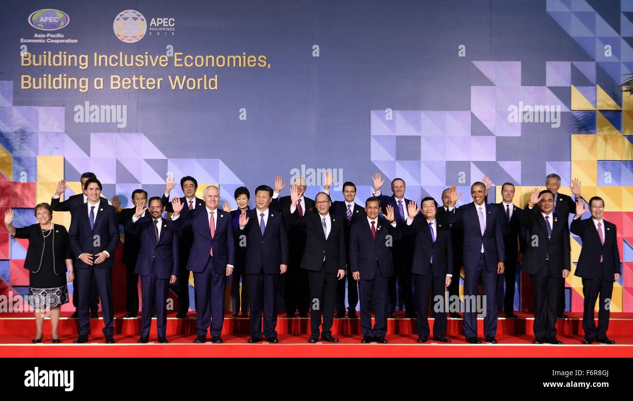 Manila, Philippines. 18th November, 2015. U.S. President Barack Obama ...