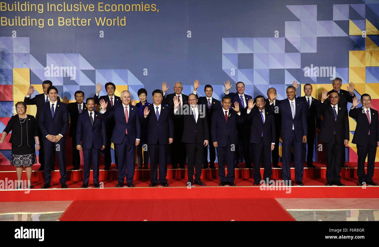 Manila, Philippines. 18th November, 2015. U.S. President Barack Obama ...