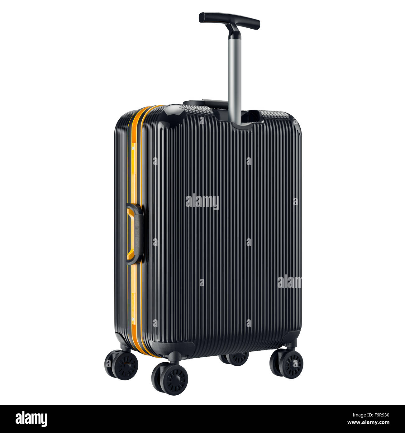 Luggage with long handle Stock Photo - Alamy