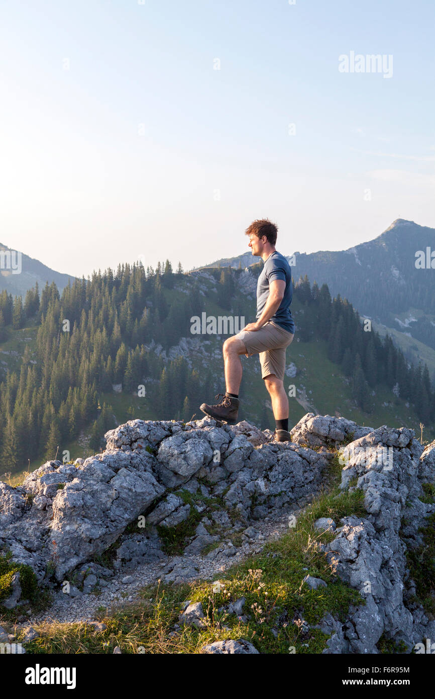 Man Overlooking Nature