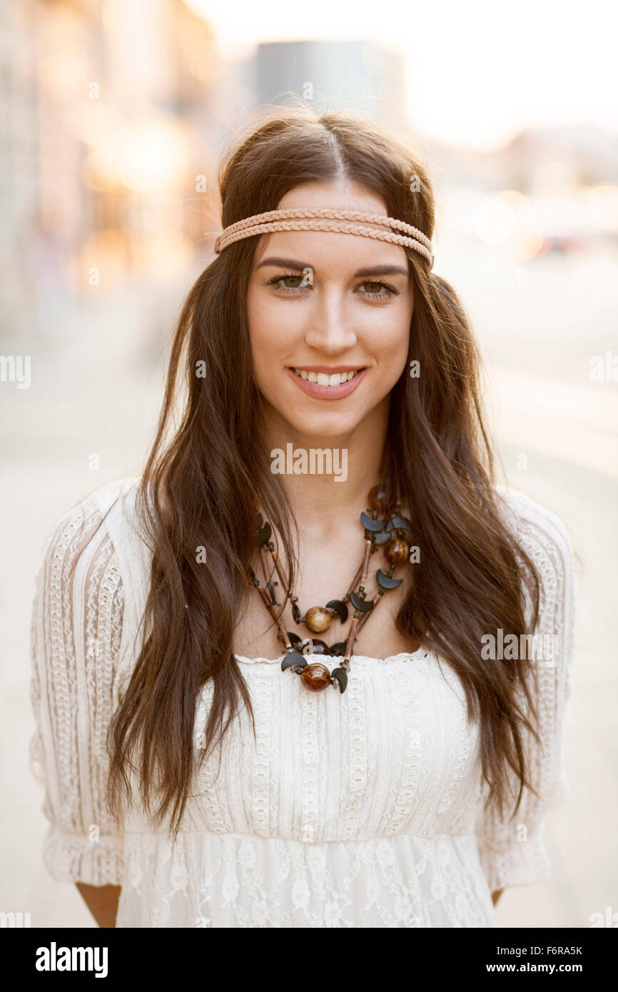 Hippie headband hi-res stock photography and images - Alamy