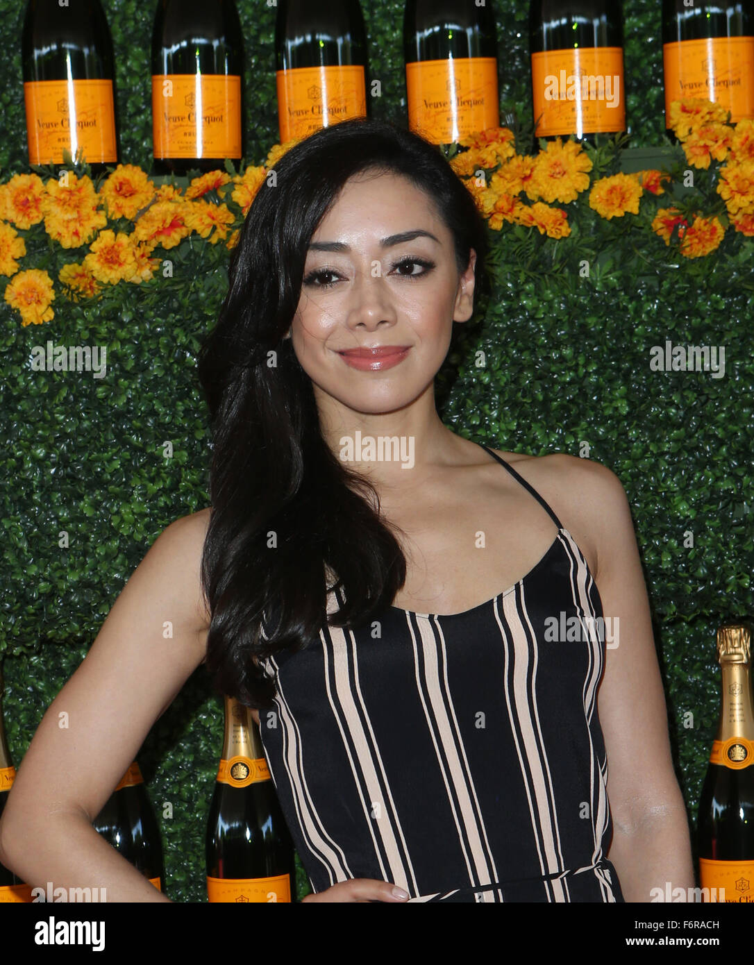 Sixth-annual Veuve Clicquot Polo Classic Featuring: Aimee Garcia Where ...