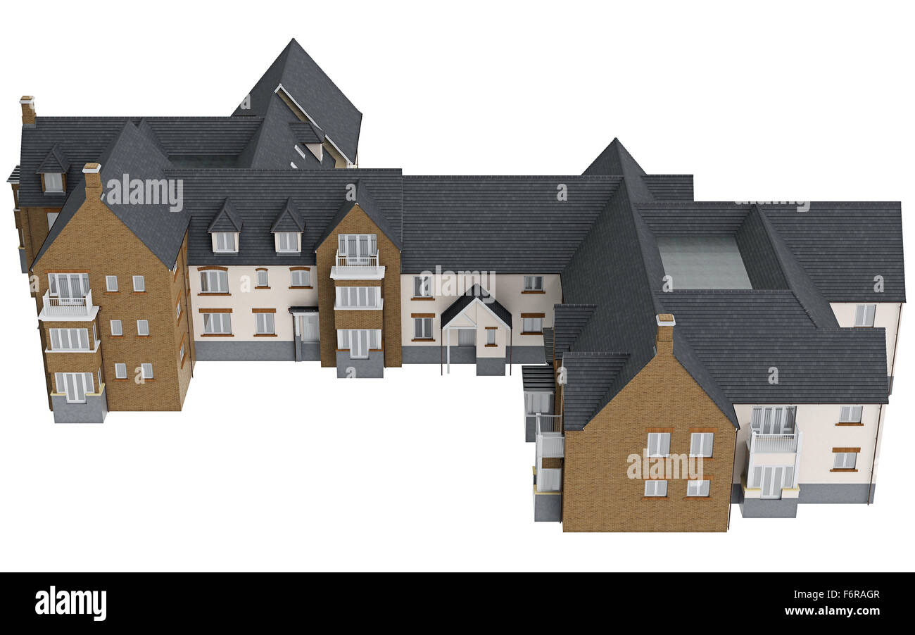 Two storey cottage building hi-res stock photography and images - Alamy