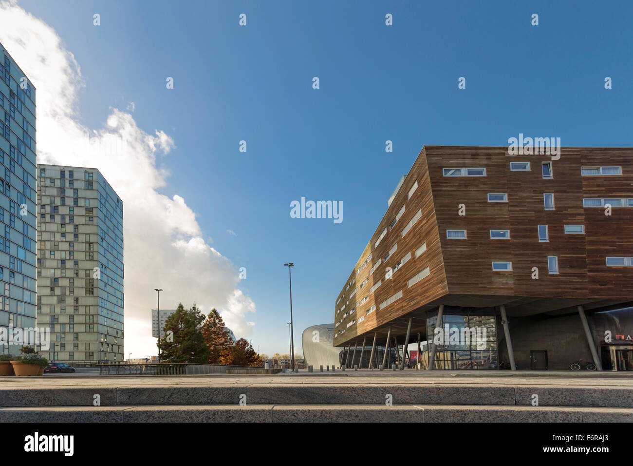 Side by Side buildings on the left & Apollo Hotel on the right. Modern ...