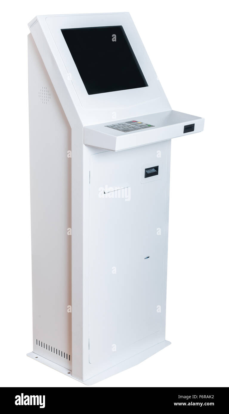 Atm machine isolated on Cut Out Stock Images & Pictures - Alamy