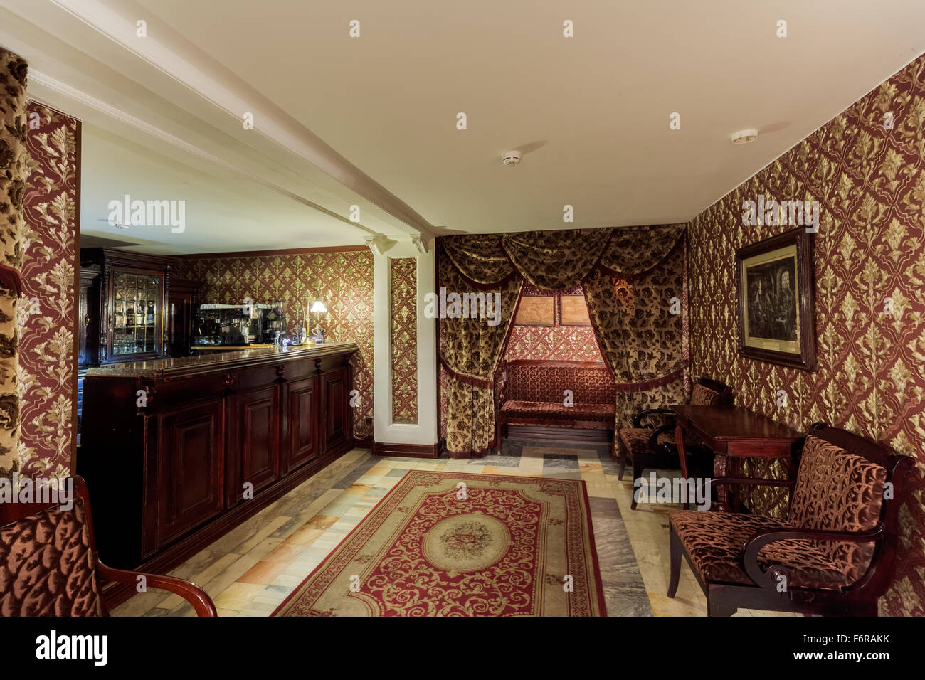 Saint Petersburg, Russia - October 3 2014. The interior of the ...