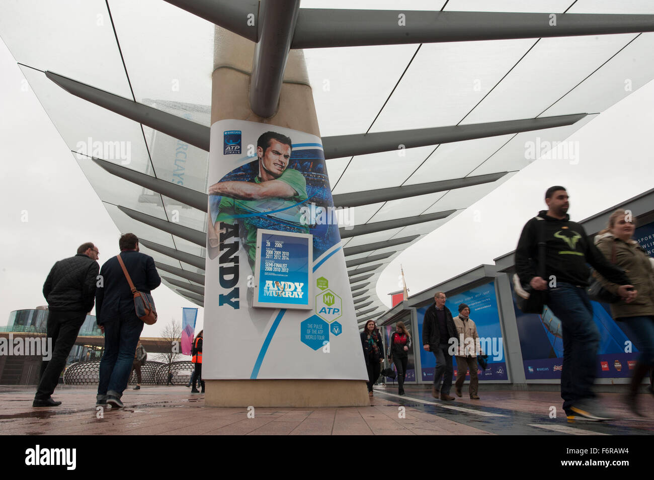 O2 Arena, London, UK. 19th November, 2015. Barclays ATP World Tour ...