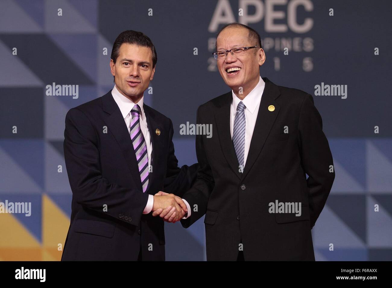 Manila, Philippines. 19th November, 2015. Mexico President Enrique ...