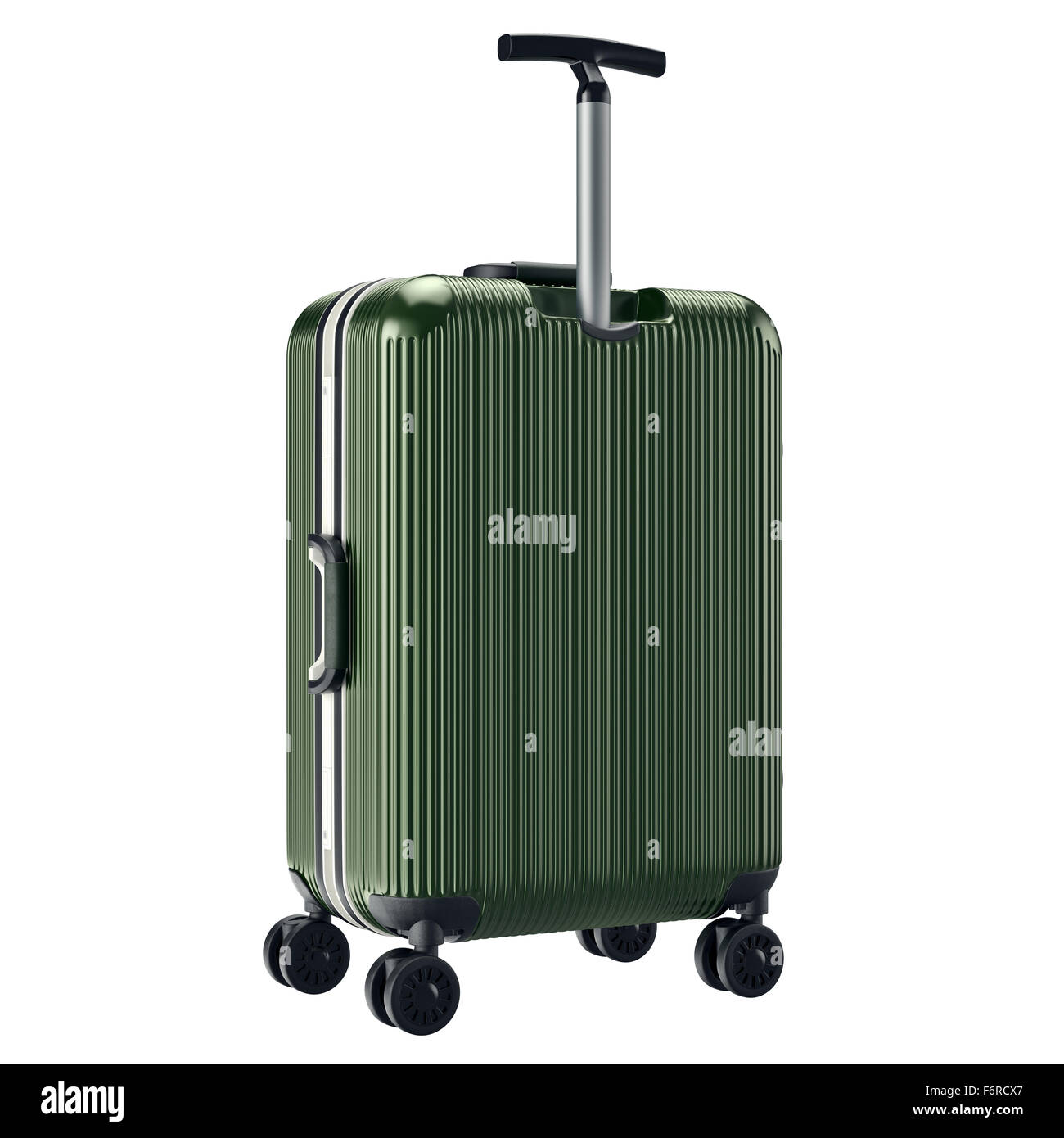 Luggage travel green Stock Photo - Alamy