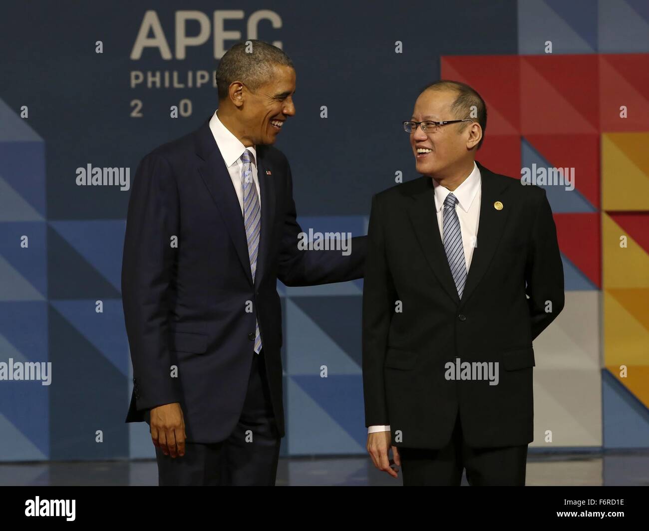 Manila, Philippines. 19th November, 2015. Philippine President Benigno ...