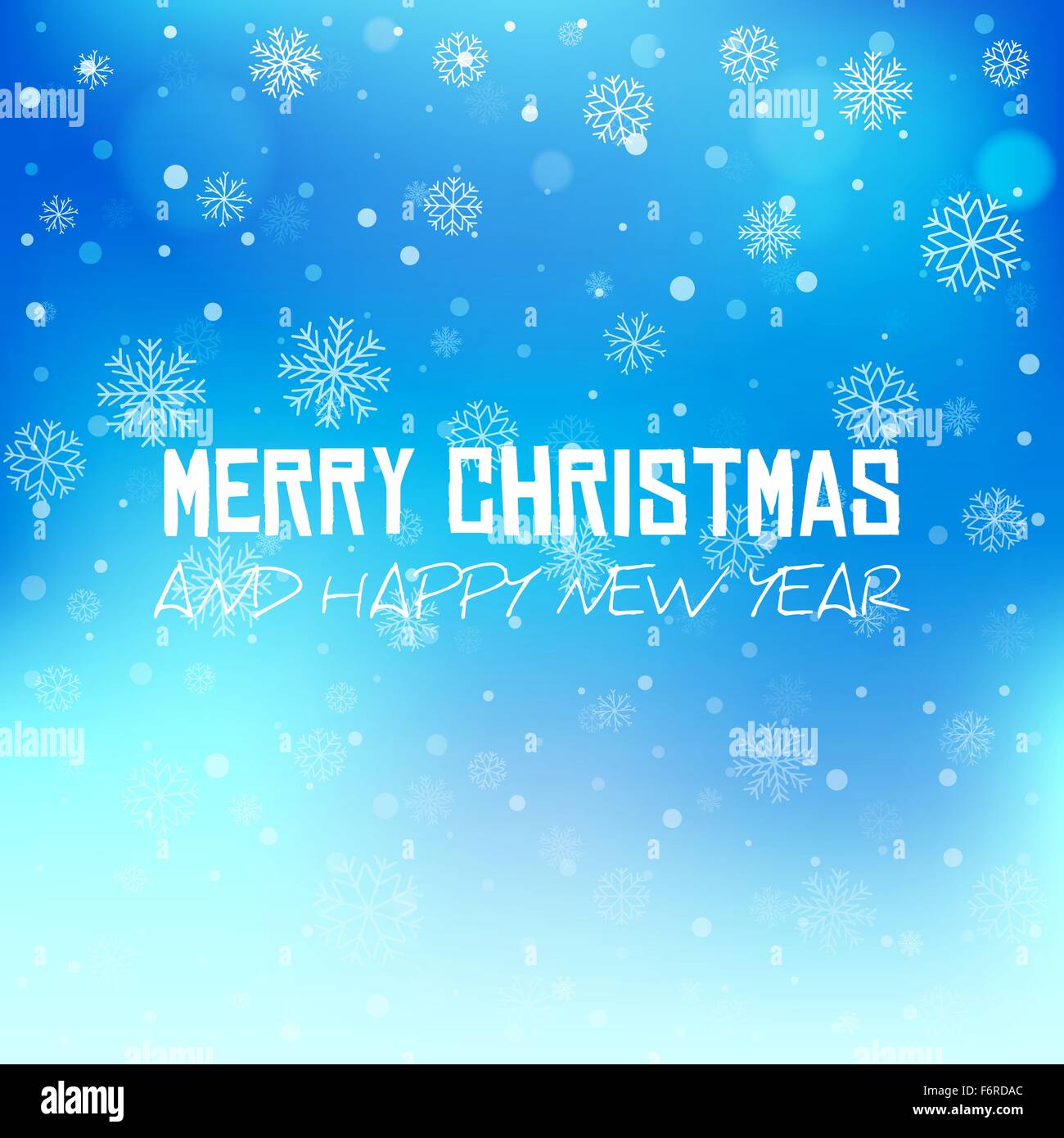 Blue holiday lights snowflakes Stock Vector Images - Alamy