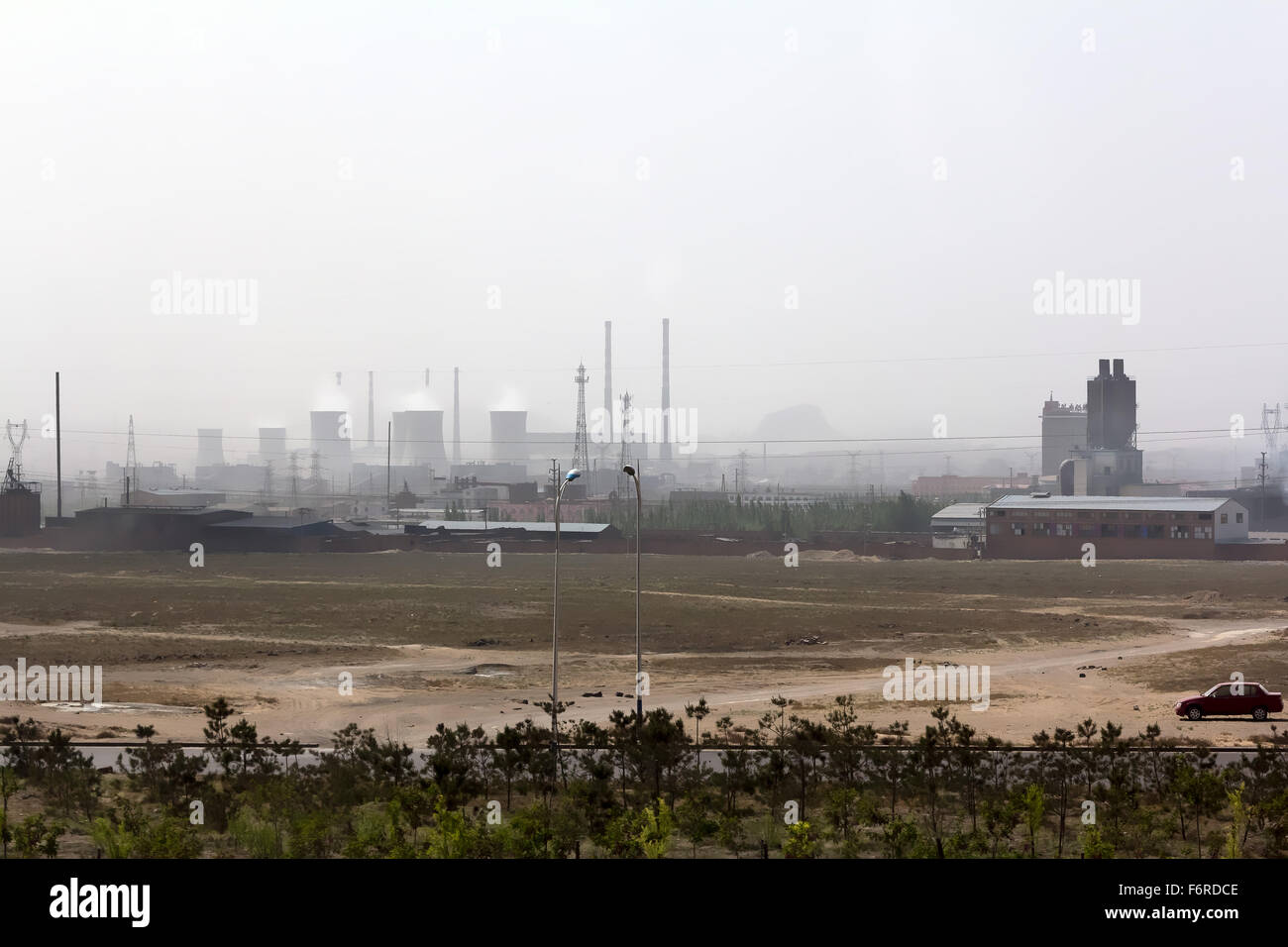 Water, air pollution, Yellow River, China Stock Photo - Alamy