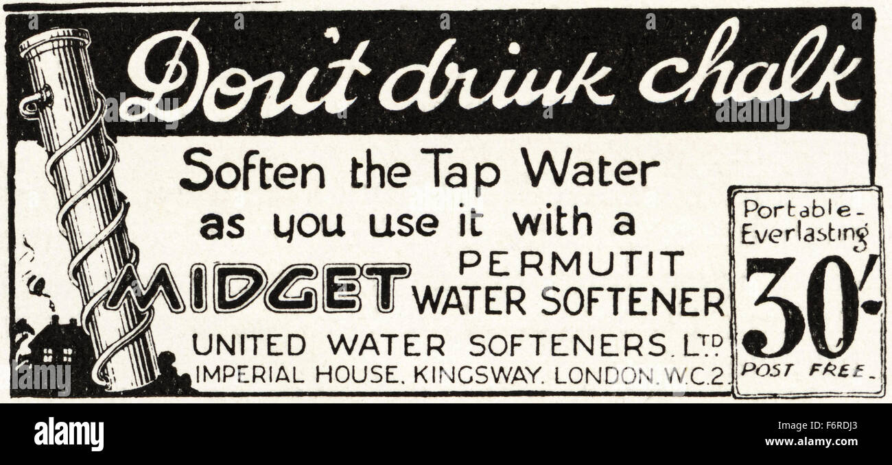 Permutit water softeners hi-res stock photography and images - Alamy