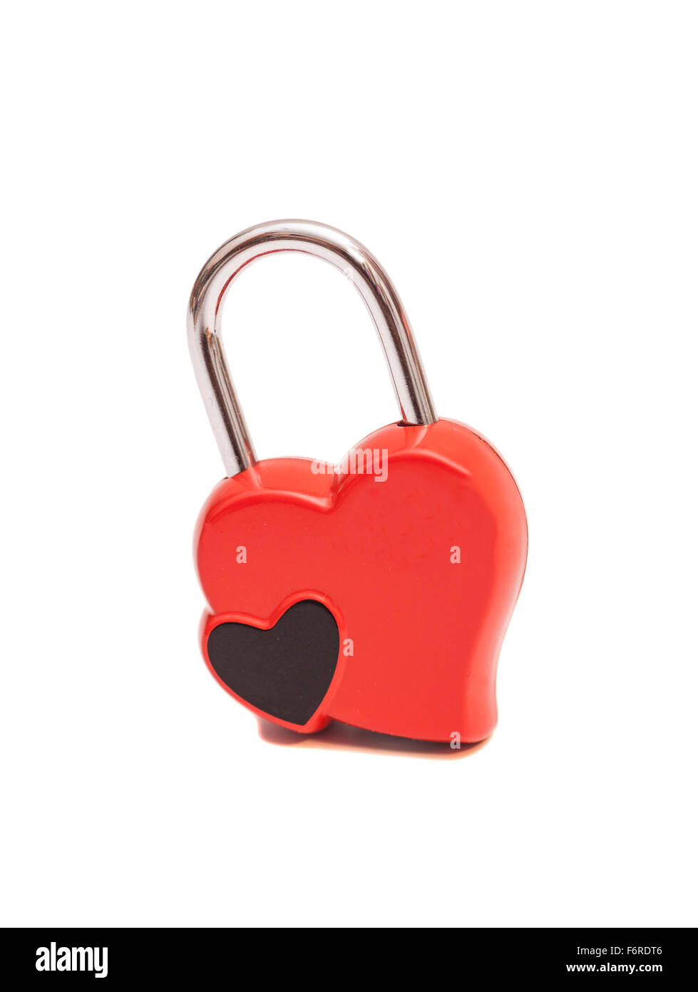 Locked heart isolated on white Stock Photo - Alamy