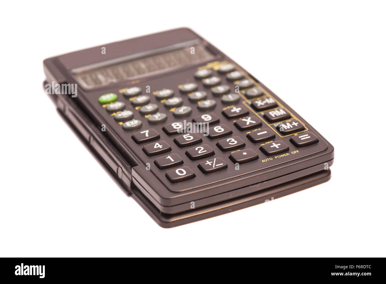Black scientific calculator isolated on white background Stock Photo ...