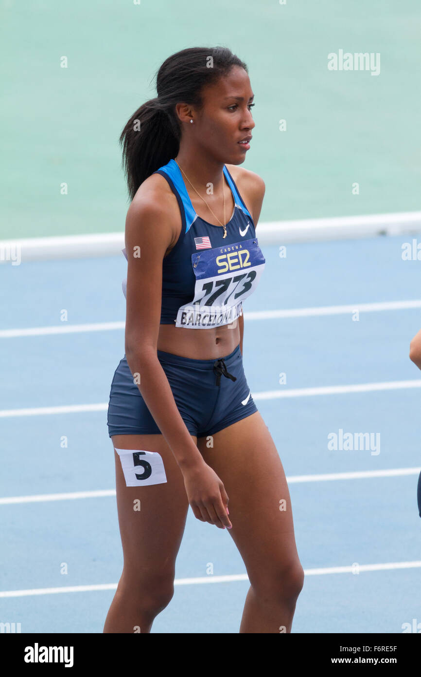 Ajee' Wilson of USA,800 meters,20th World Junior Athletics ...