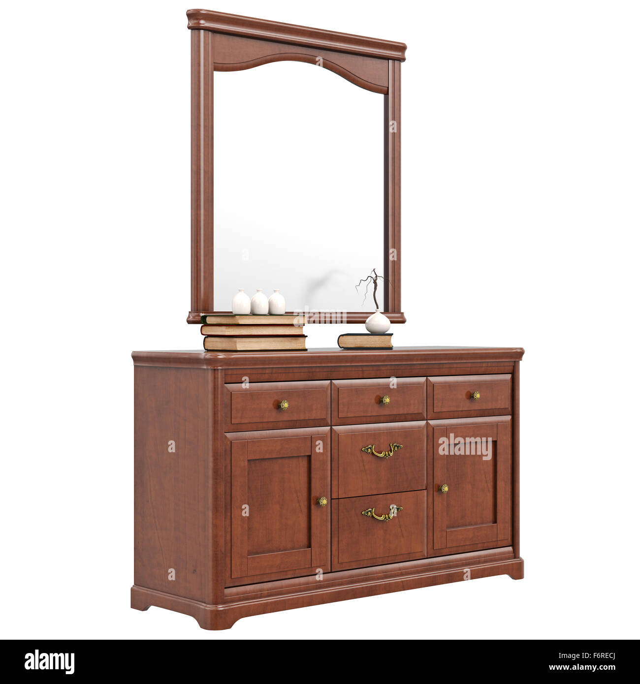 Classic dresser with mirror Stock Photo - Alamy