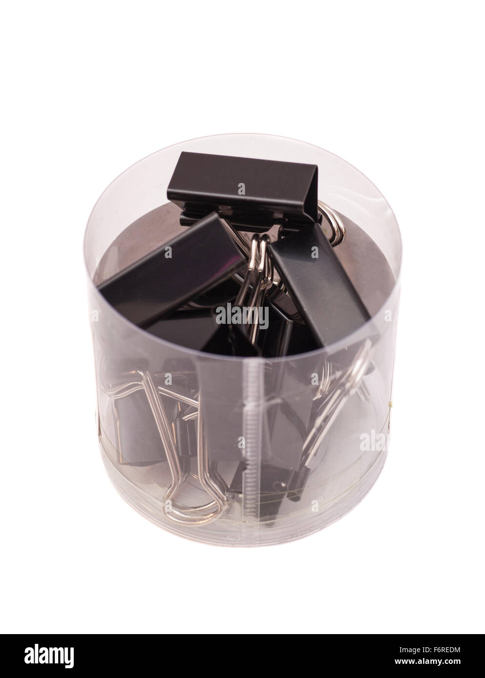 Black Paper clips isolated on white background Stock Photo - Alamy