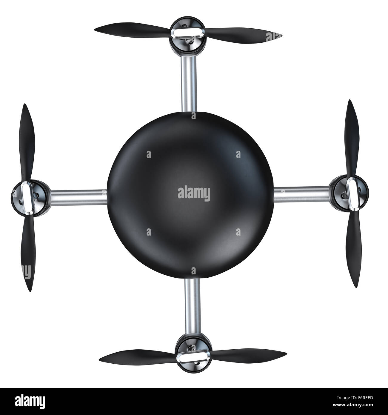 Flying automatic drone, top view Stock Photo - Alamy