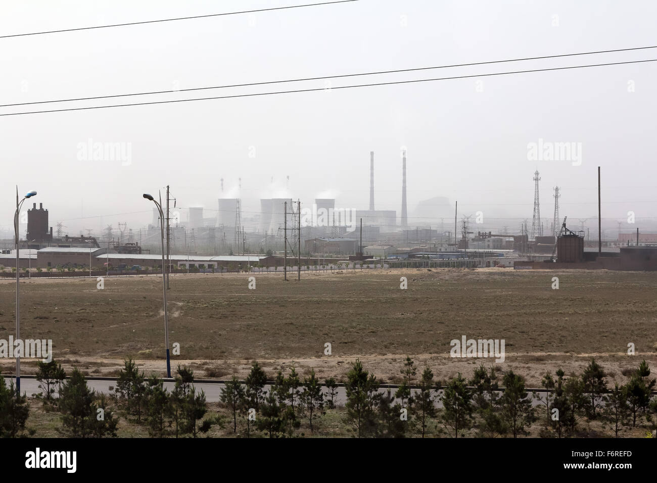 Water, air pollution, Yellow River, China Stock Photo - Alamy