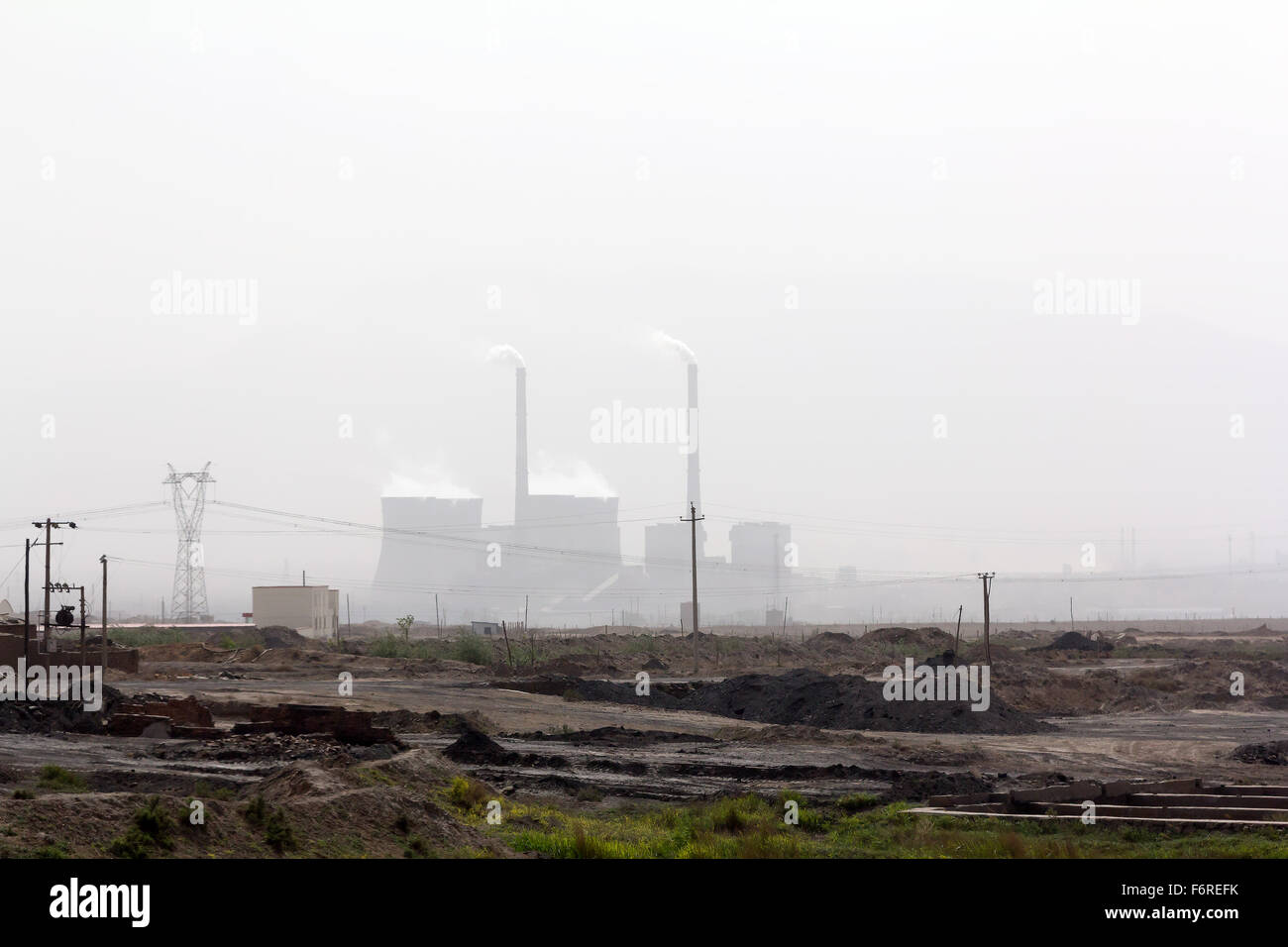 Water, air pollution, Yellow River, China Stock Photo - Alamy