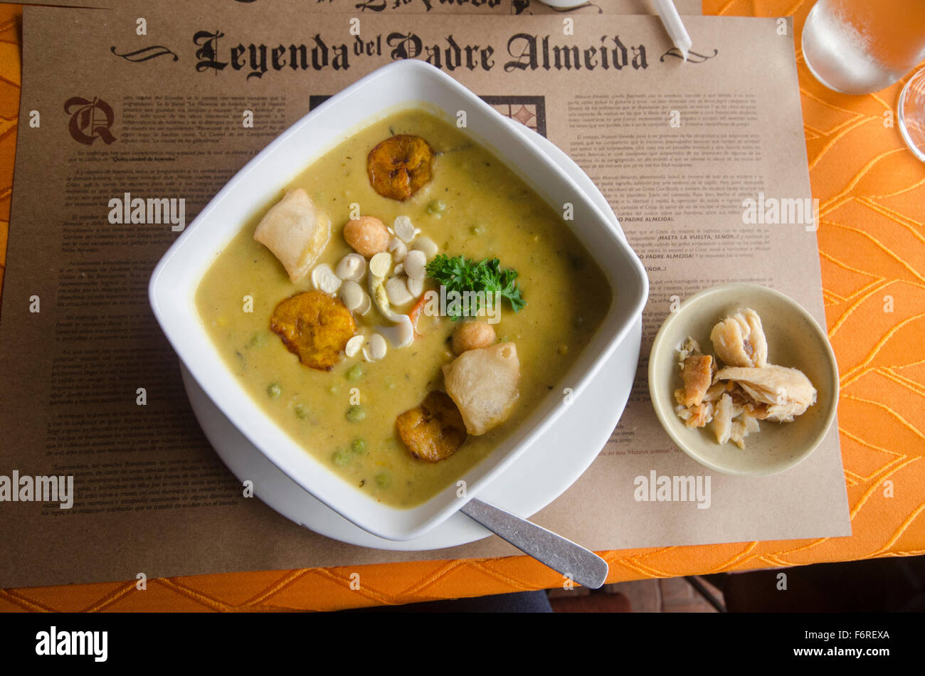 Fanesca, the traditional Lenten soup of Ecuador Stock Photo - Alamy
