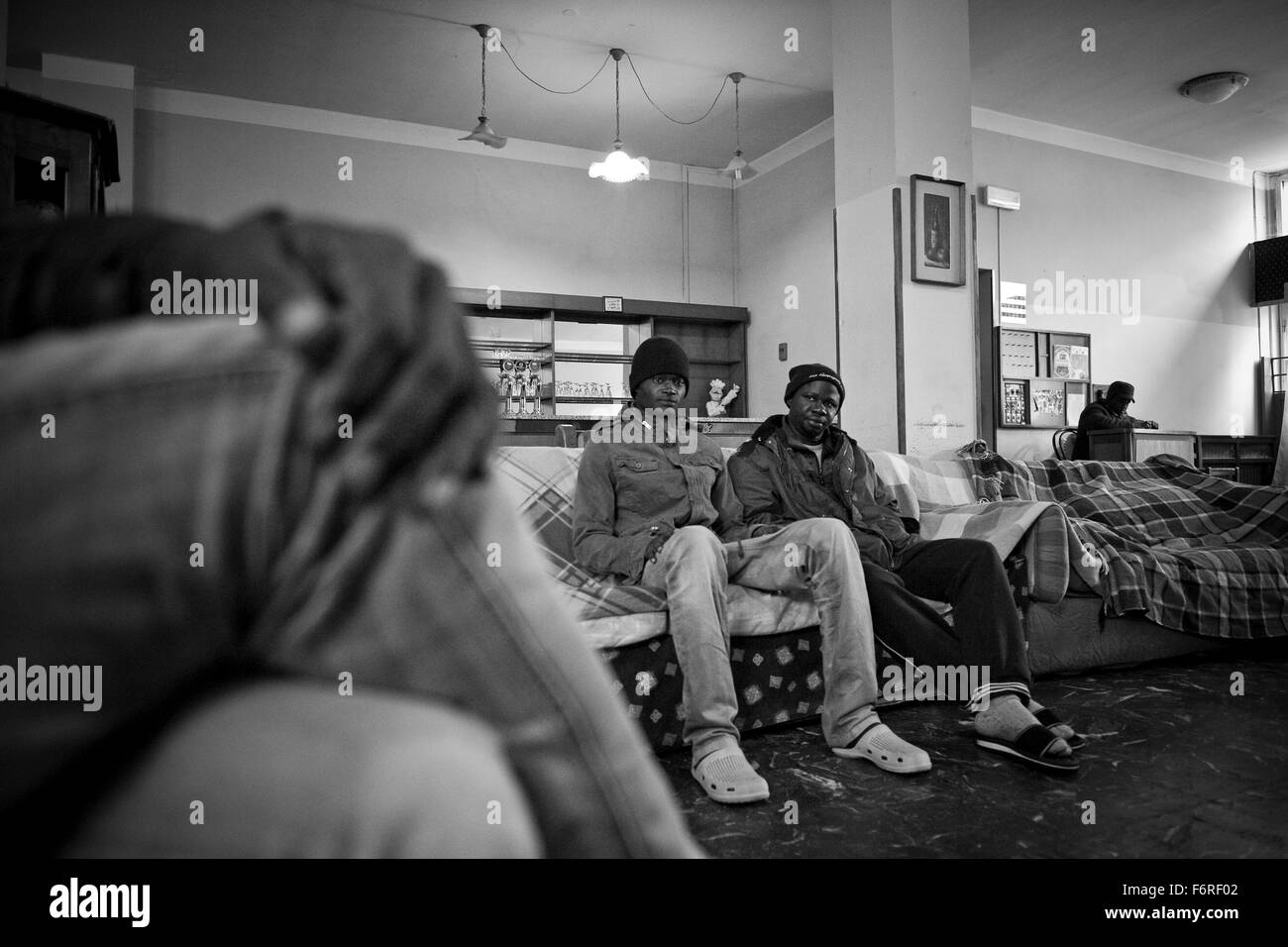 Italy, Robbio, refugee center, daily life Stock Photo - Alamy