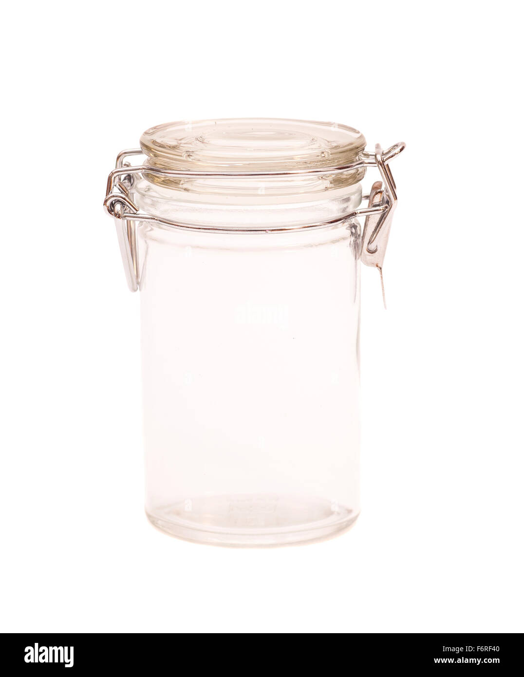 Glass Jar on White Background Stock Photo - Alamy