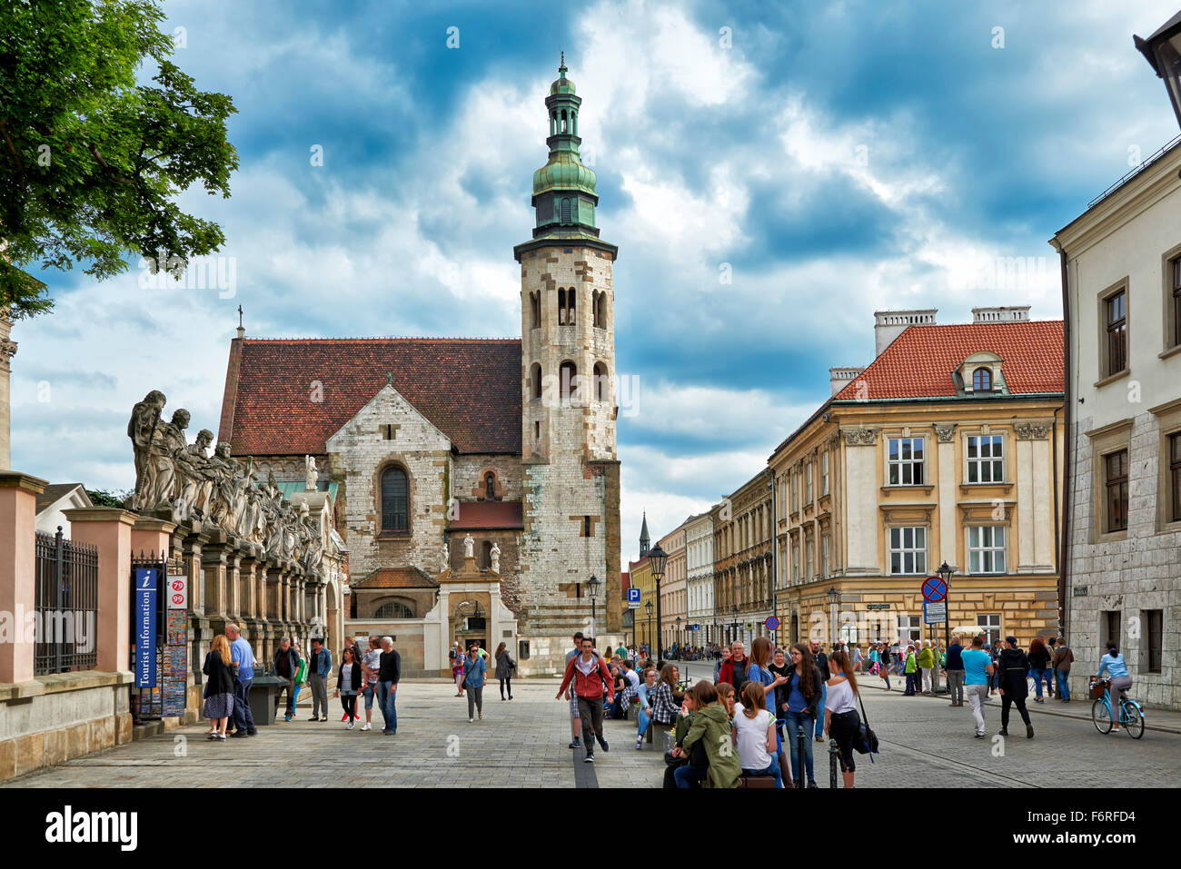 Saint Andrew church, Cracow, Poland Stock Photo - Alamy