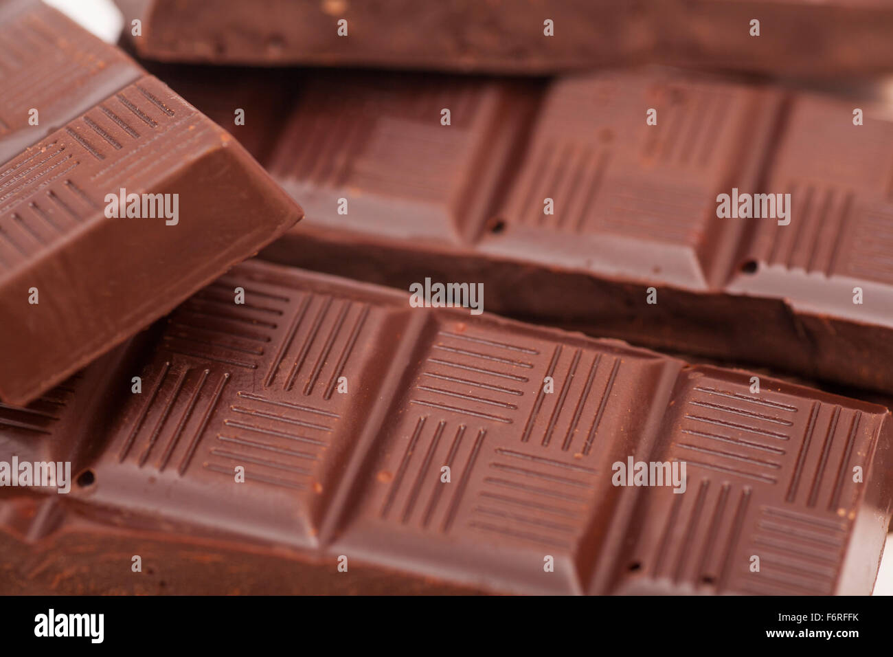 Chocolate bars background Stock Photo - Alamy
