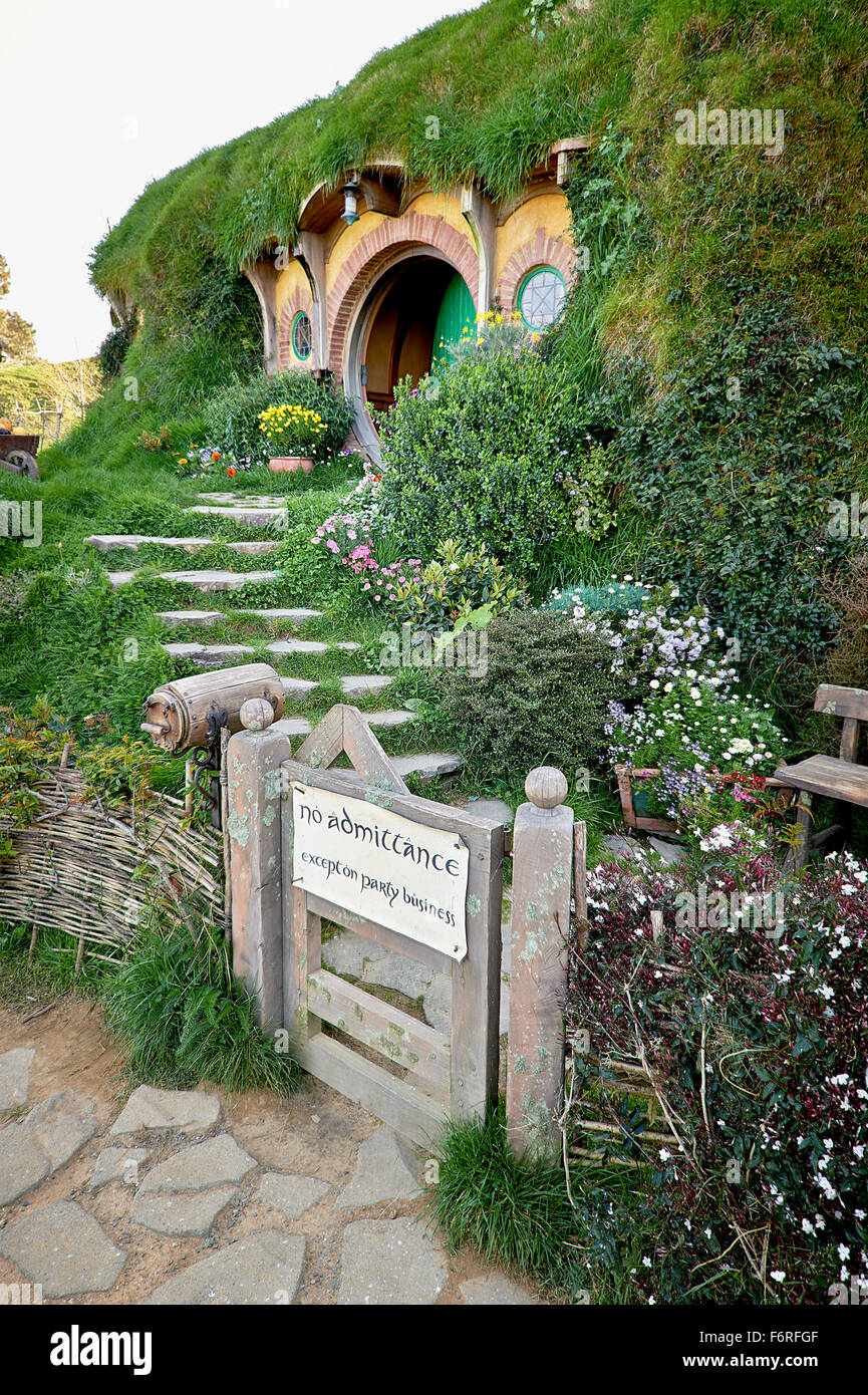 Bag End Hobbiton Stock Photo - Alamy