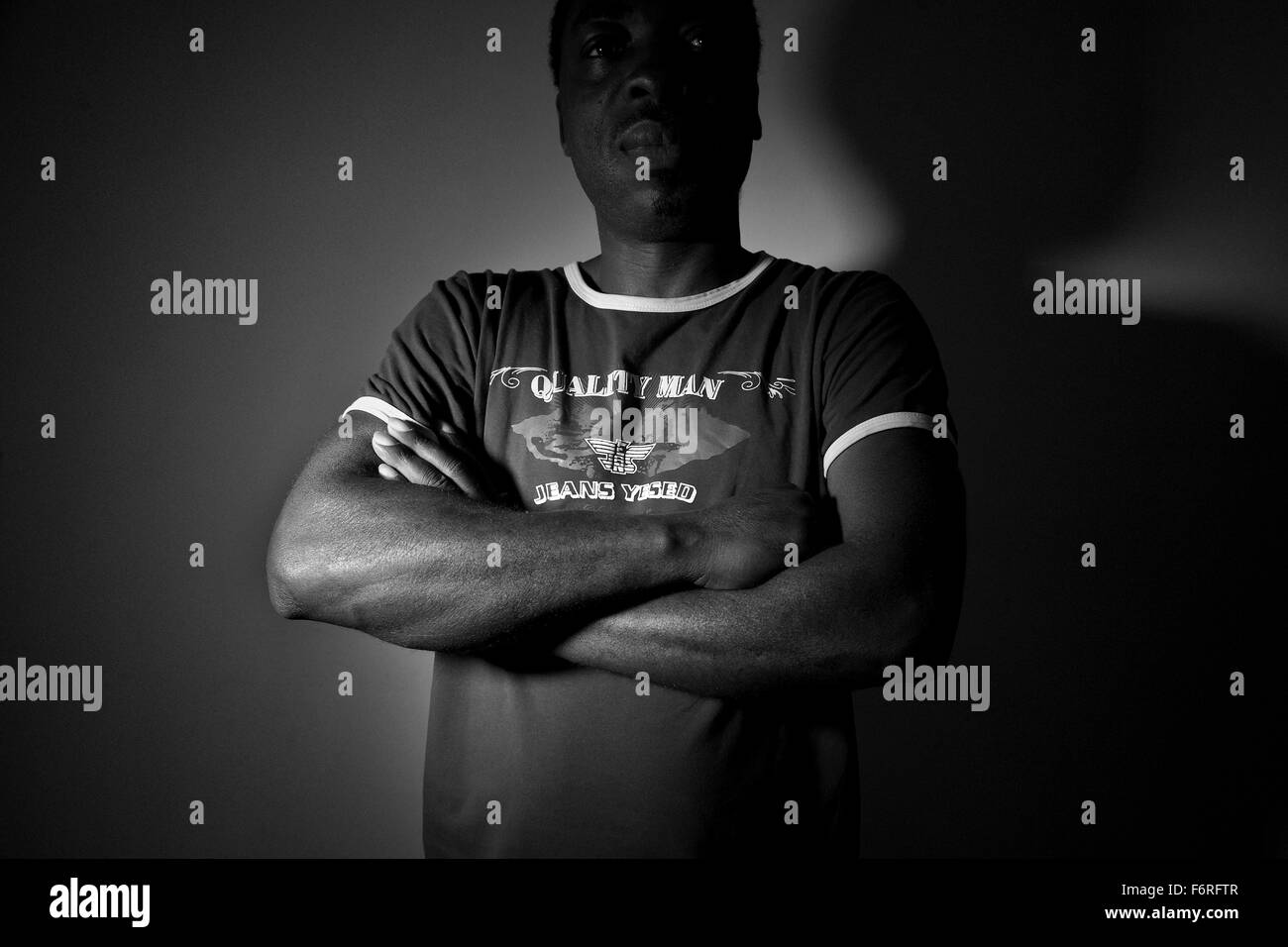 Italy, Robbio, refugee center Stock Photo - Alamy