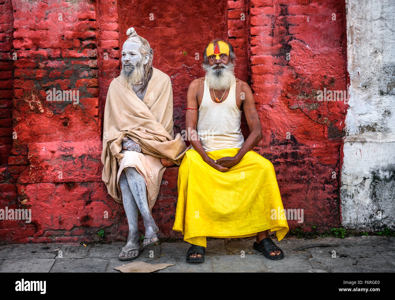 Wandering shaiva sadhus holy men hi-res stock photography and images ...